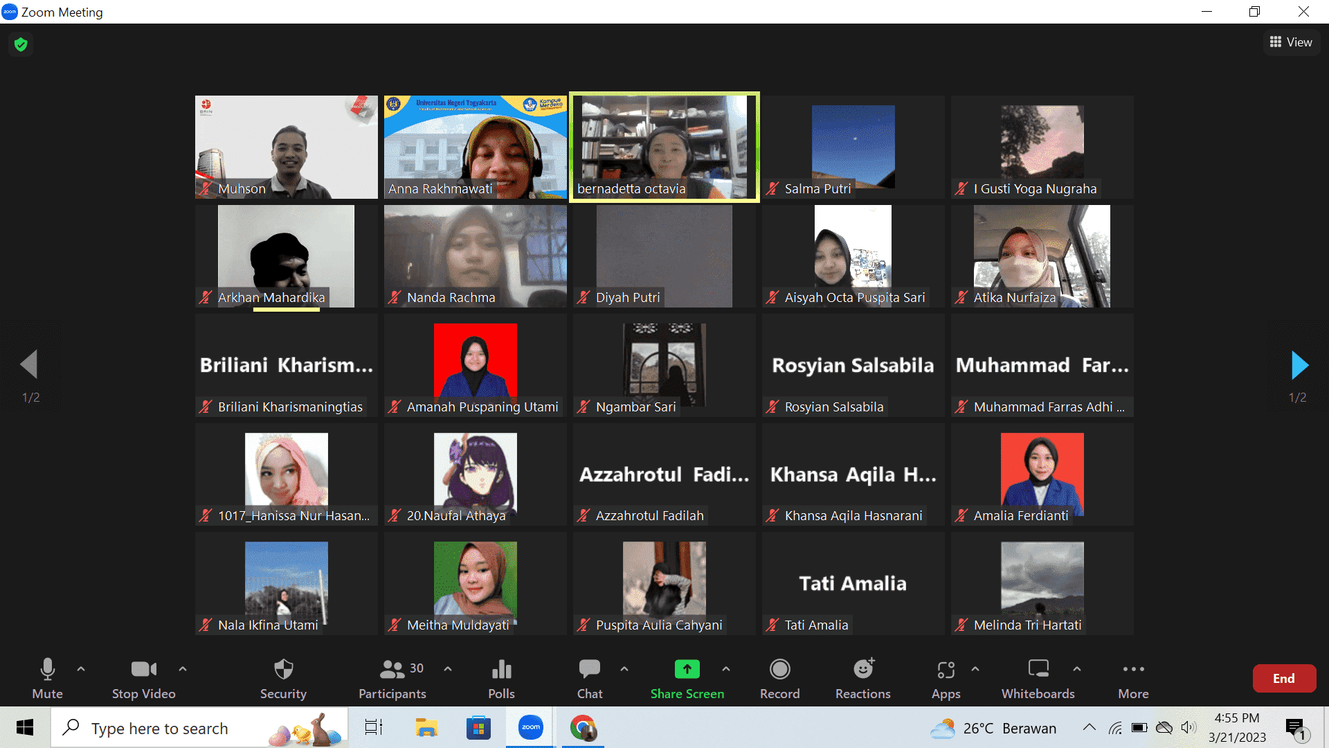 KULIAH DARING MIKROBIOLOGI TERAPAN TEMA PENGENALAN PRMT BRIN | Prodi Biologi